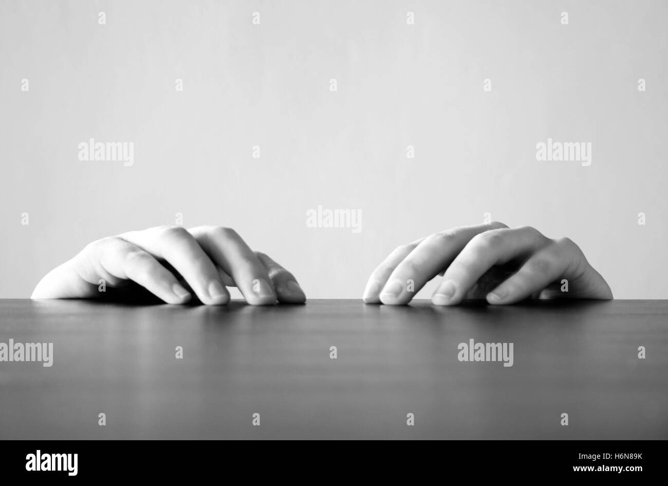 Hidden person Black and White Stock Photos & Images - Alamy
