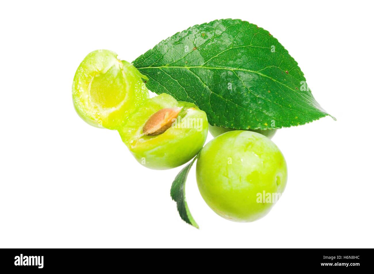 Greengage fruit Cut Out Stock Images & Pictures - Alamy