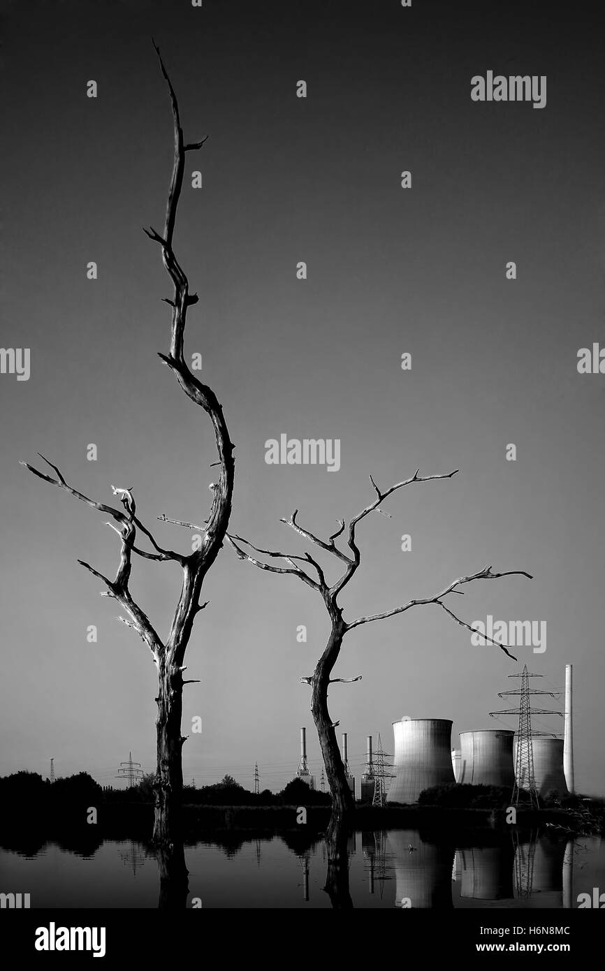 nature vs. technology Stock Photo - Alamy