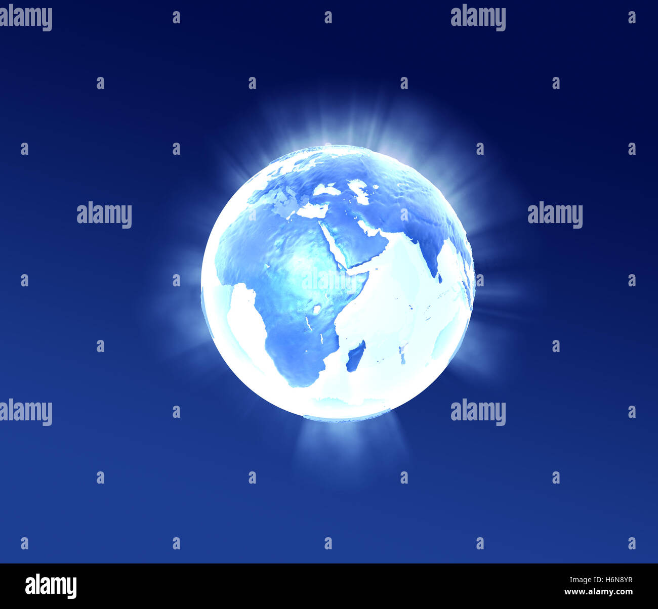 blue earth bright Stock Photo - Alamy