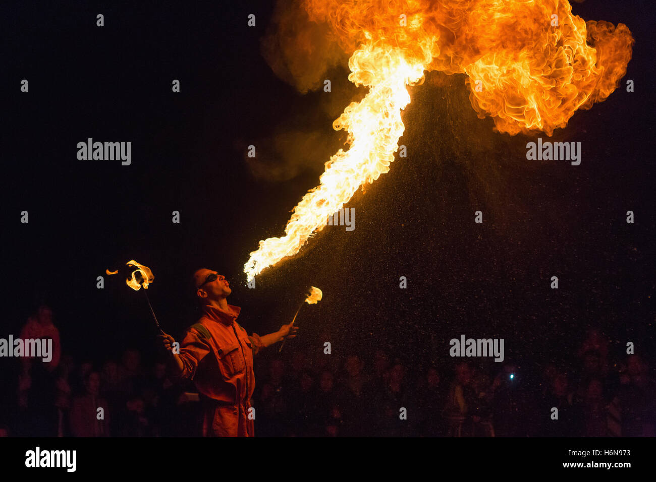Vintage Circus Fire Breather