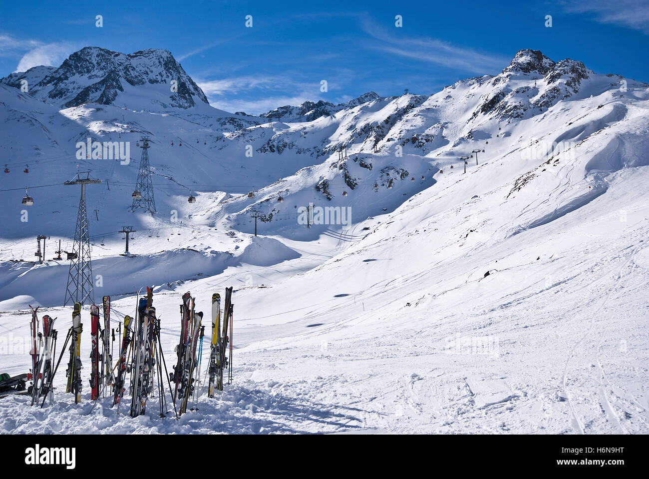 Stubai glacier railway hi-res stock photography and images - Alamy