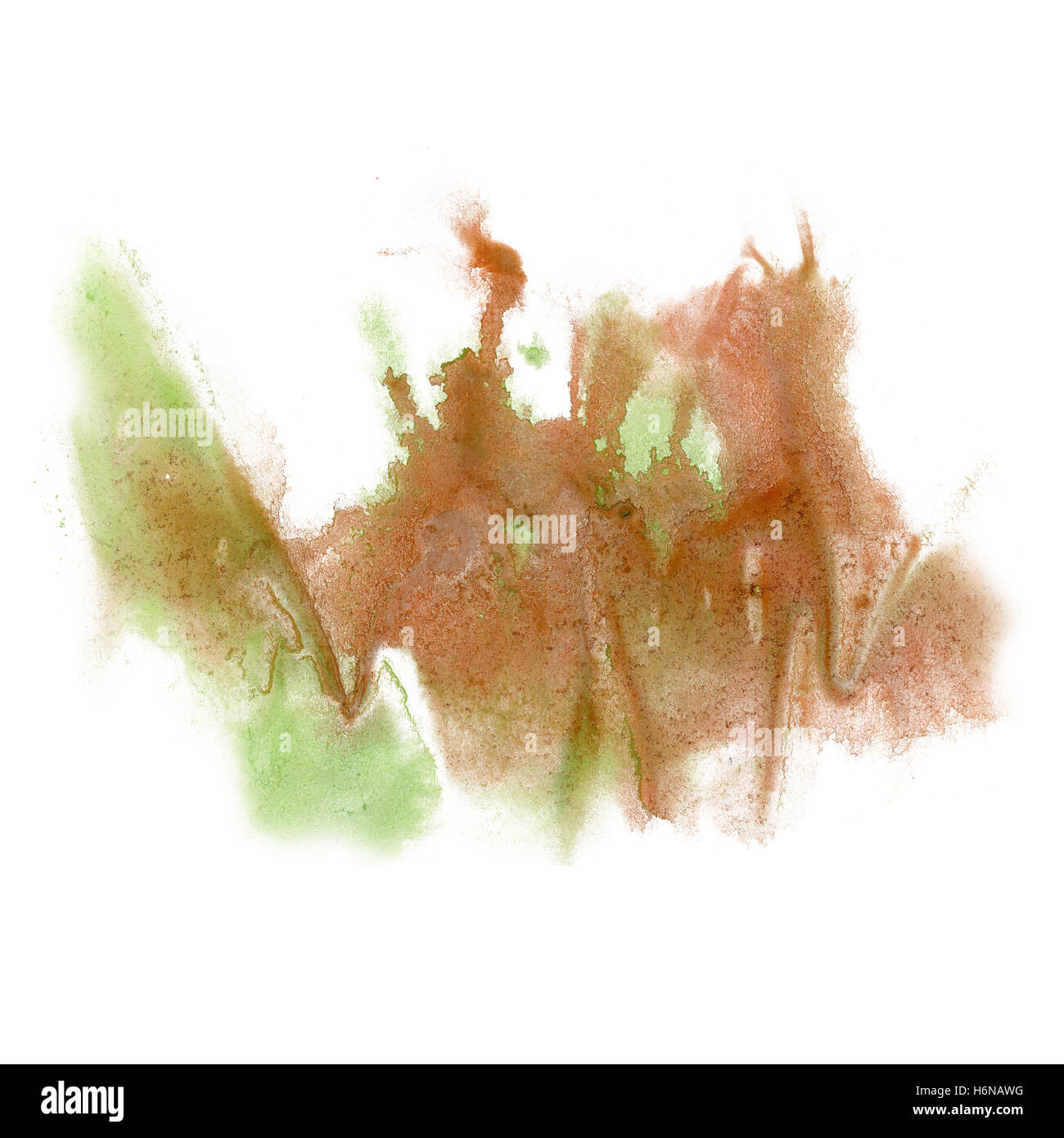 paint splash color ink brown watercolor isolated stroke splatter ...