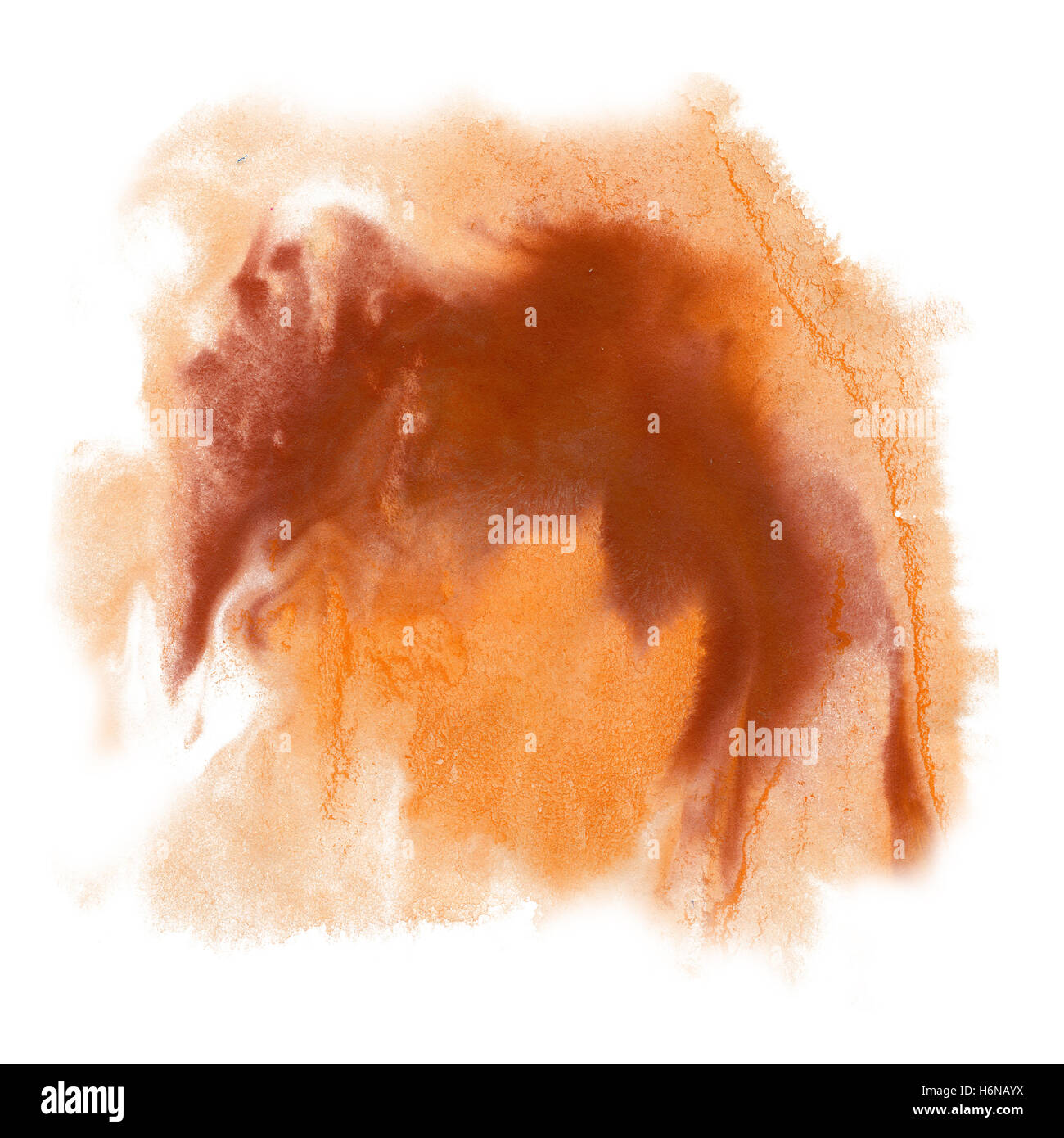 paint splash color ink watercolor isolated brown stroke splatter ...