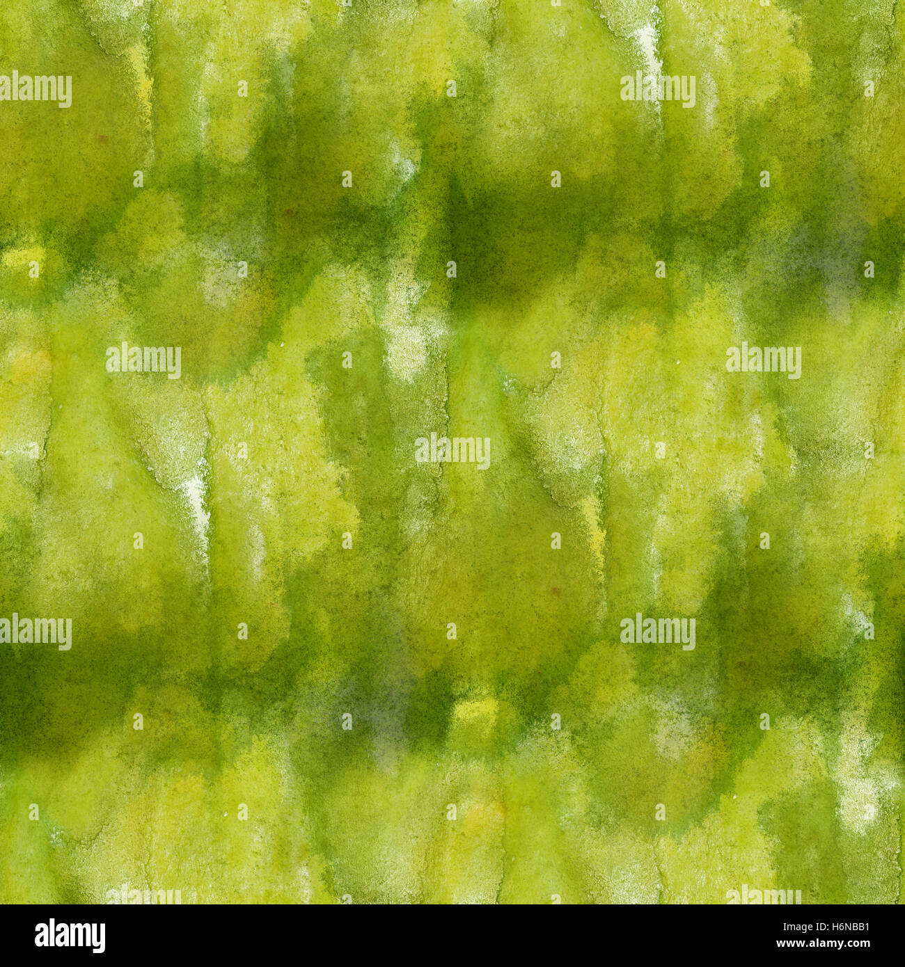glare from yellow green paint watercolor seamless texture with spots ...