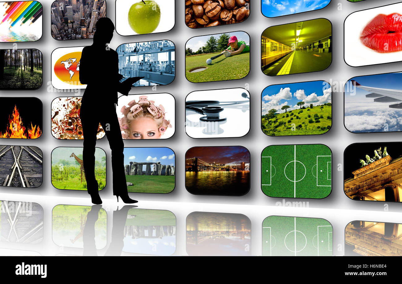 Different colourful screens hi-res stock photography and images - Alamy