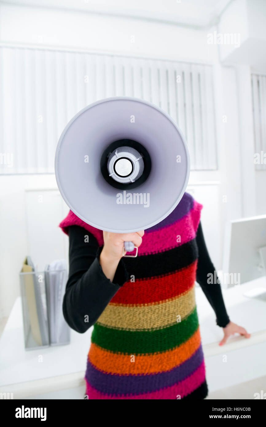 With each other shout hi-res stock photography and images - Alamy