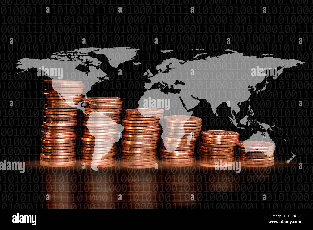 Us money map hi-res stock photography and images - Alamy