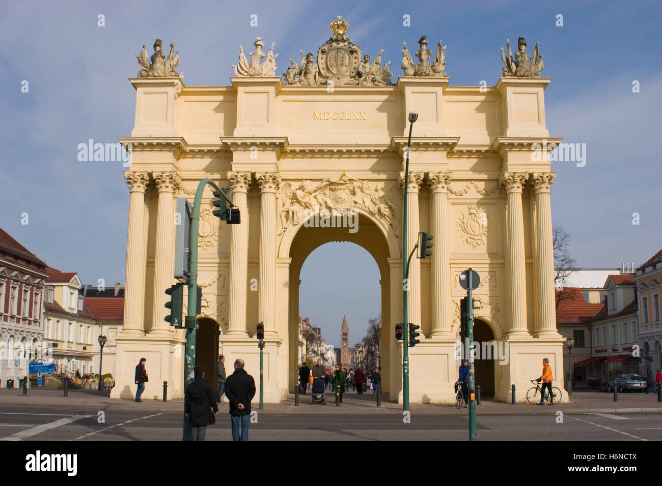 brandenburg gate in potsdam Stock Photo - Alamy