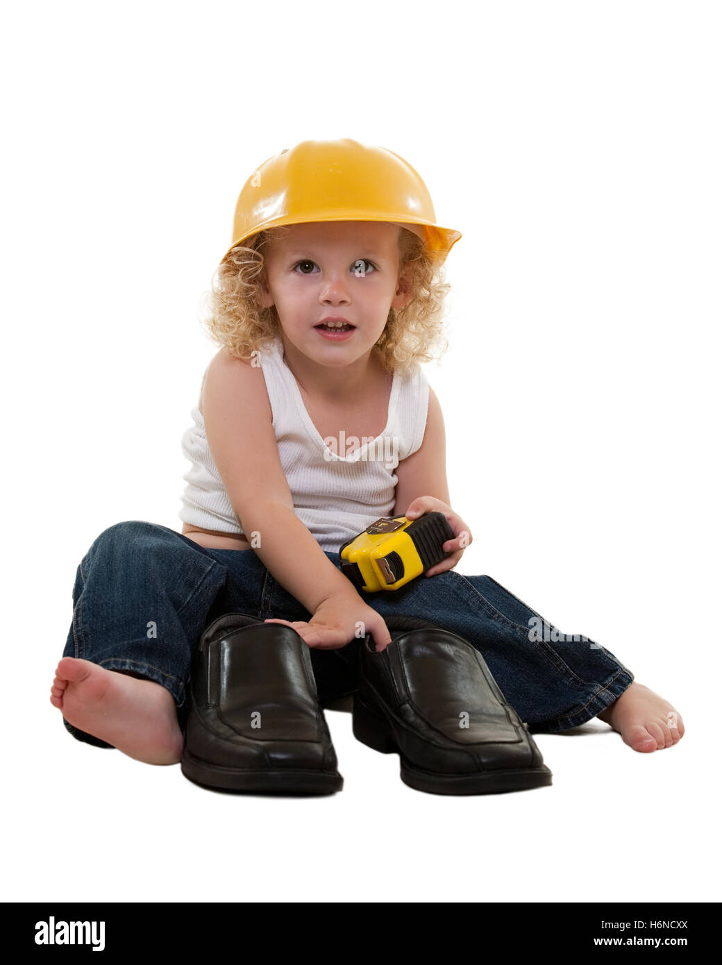 Children pretend construction hi-res stock photography and images - Alamy