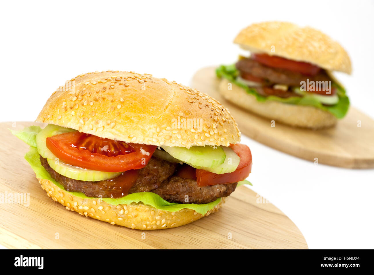 Hamburger frites hi-res stock photography and images - Alamy