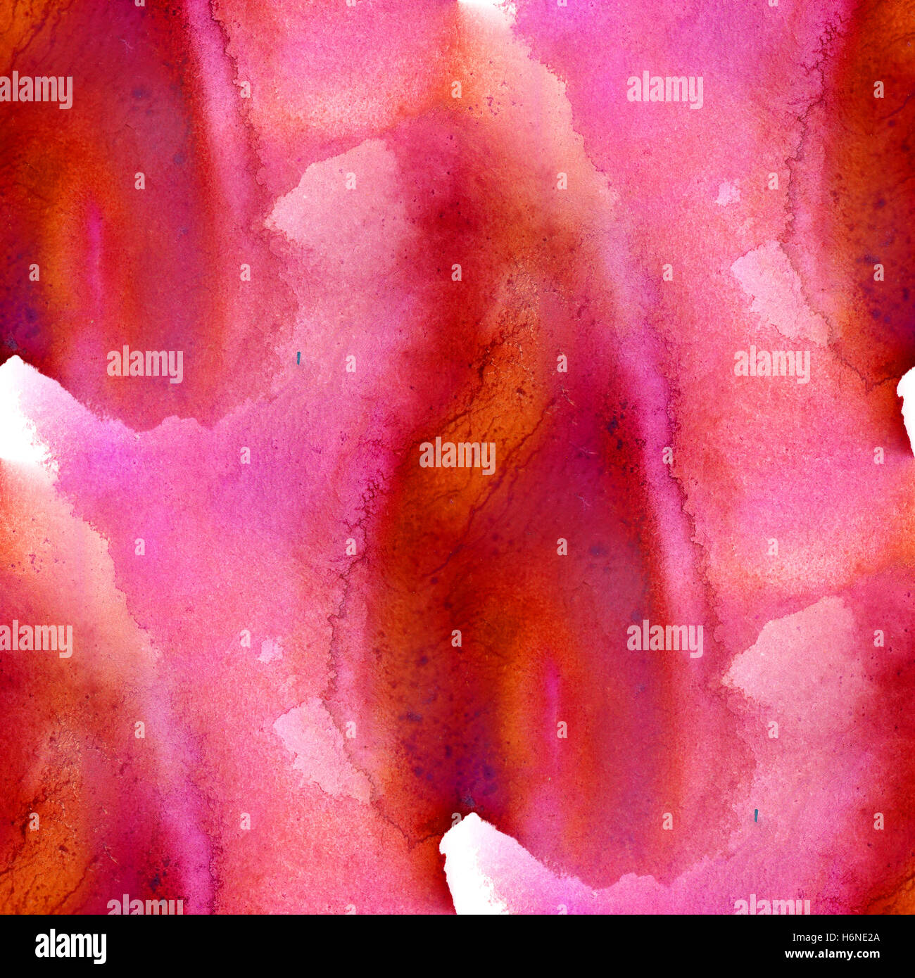 Seamless red pink pattern background . handmade abstract watercolor art ...