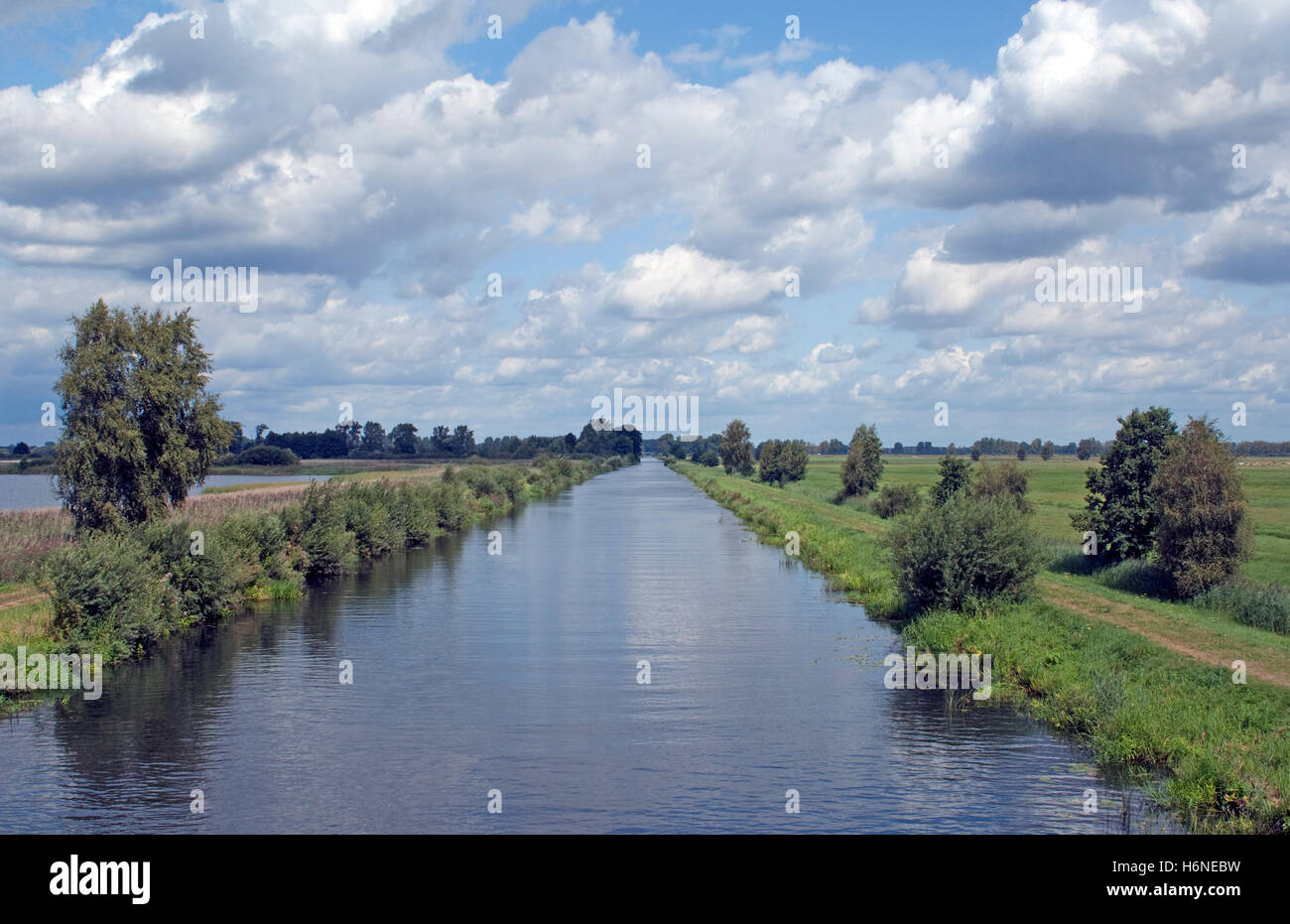 muritz elde waterway,germany Stock Photo - Alamy