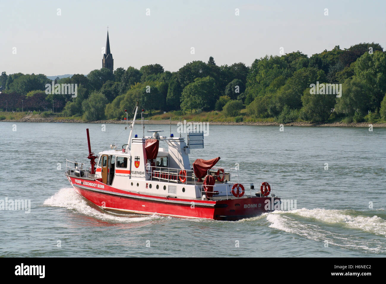 fire department fire boat ii Stock Photo - Alamy