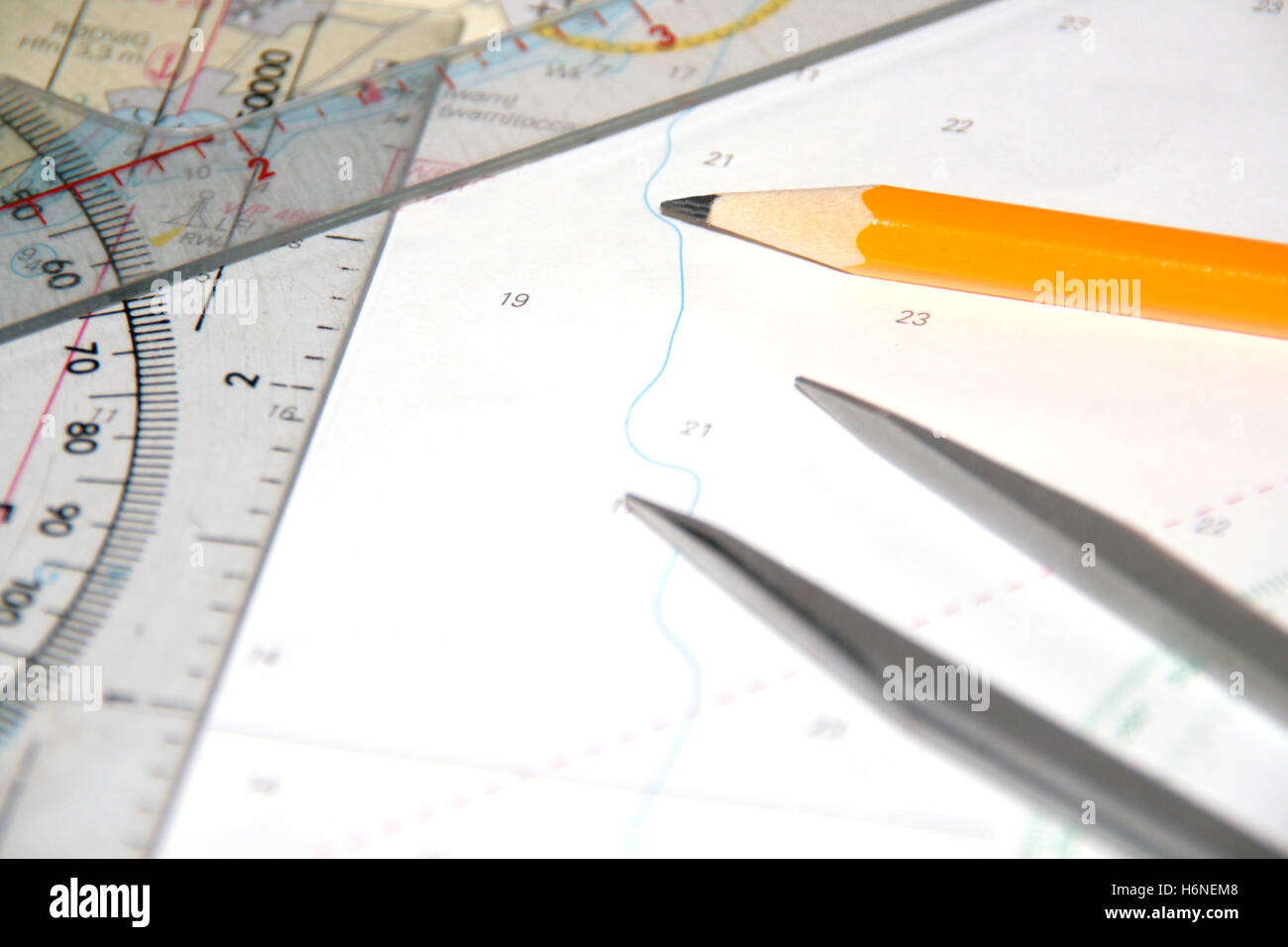 Navigation tools hi-res stock photography and images - Alamy