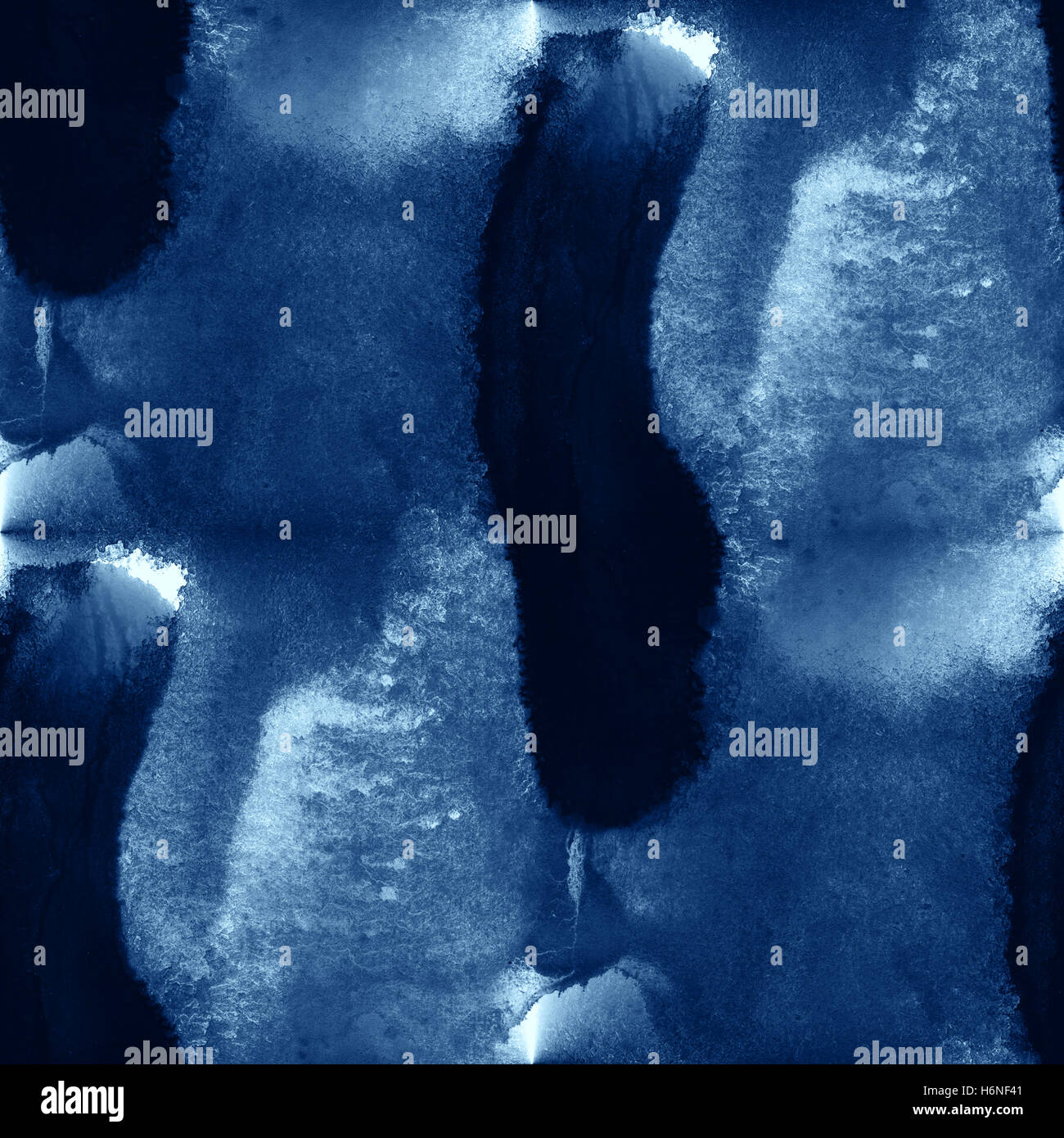 colorful blue pattern water sea waves abstract watercolor paint ...