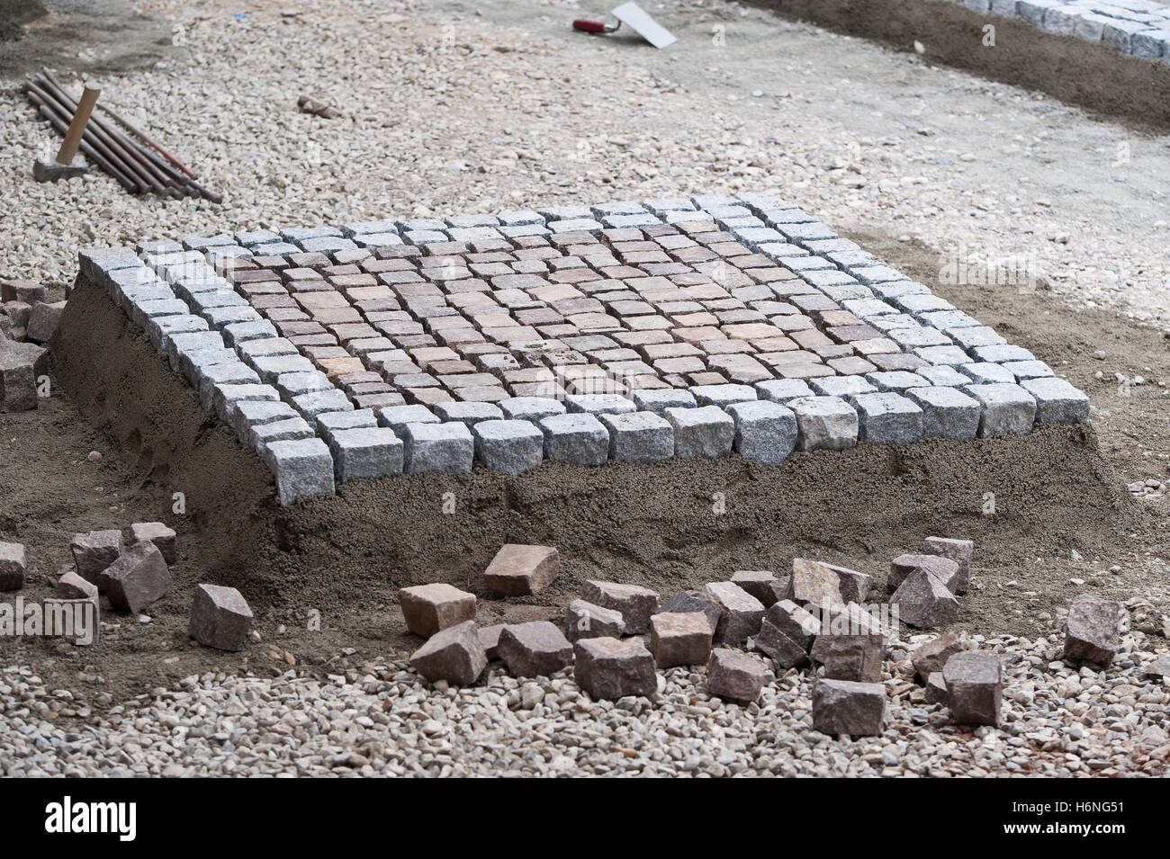 Concrete cobbles hi-res stock photography and images - Alamy