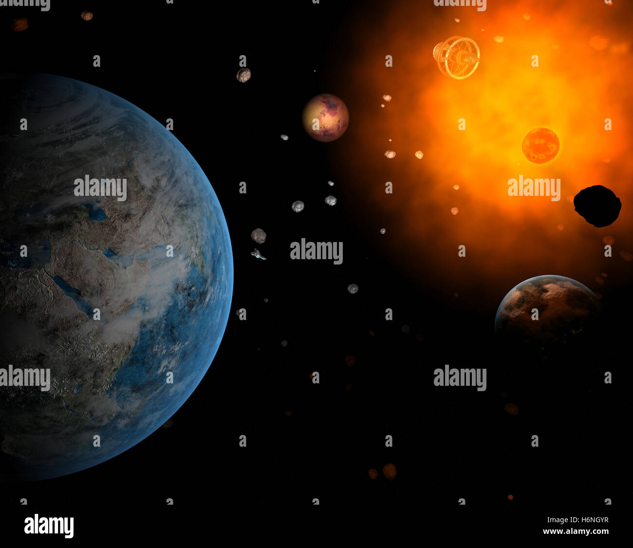 outer space astronomy Stock Photo - Alamy