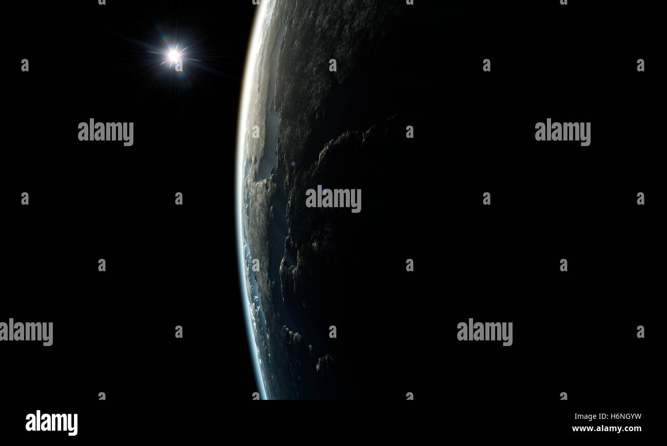 Outer space scene hi-res stock photography and images - Alamy