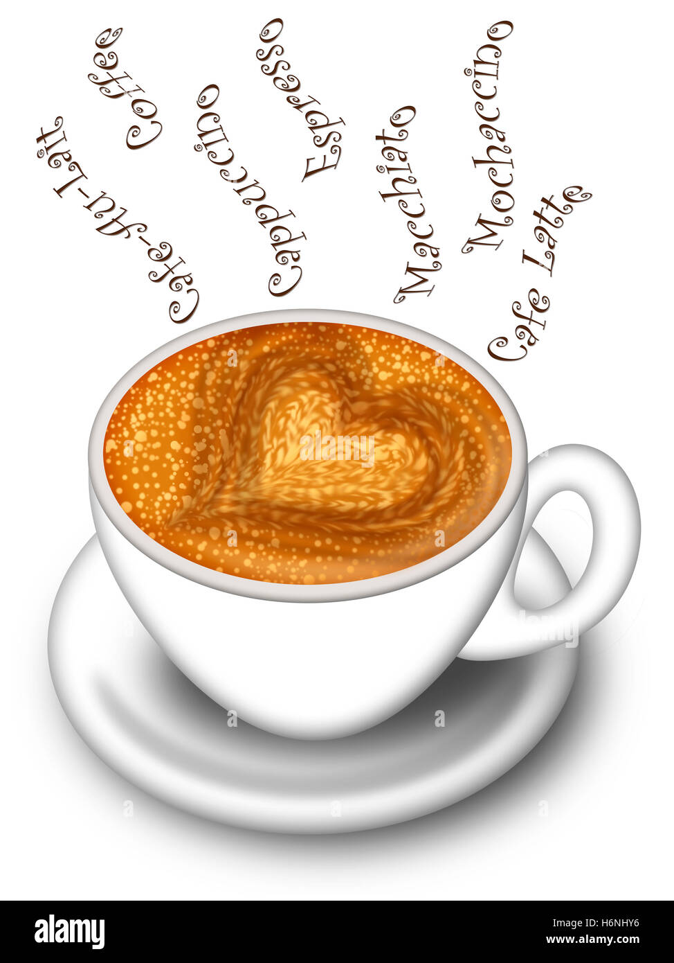 Mochaccino Cut Out Stock Images & Pictures - Alamy