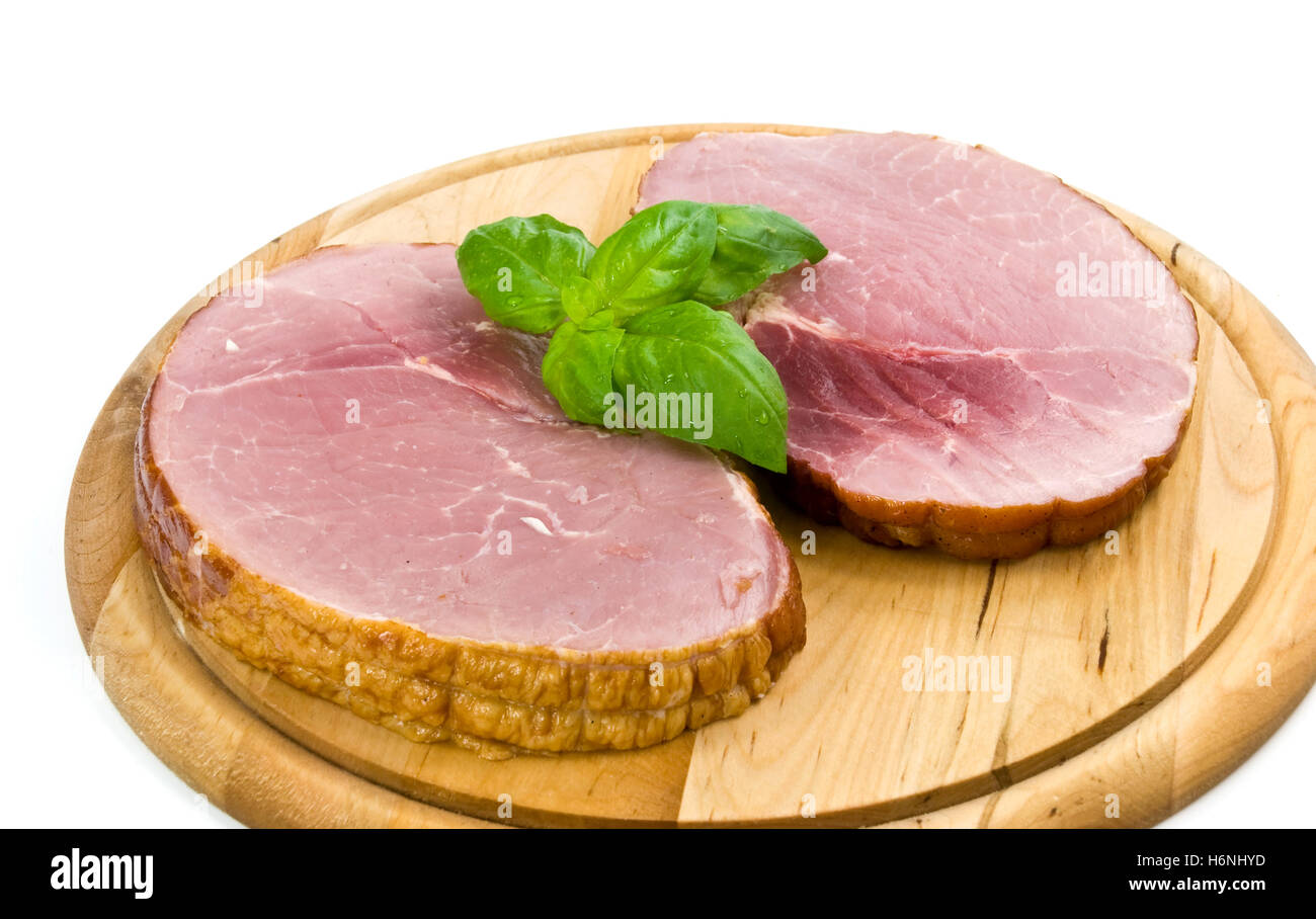 Ham slices hi-res stock photography and images - Alamy