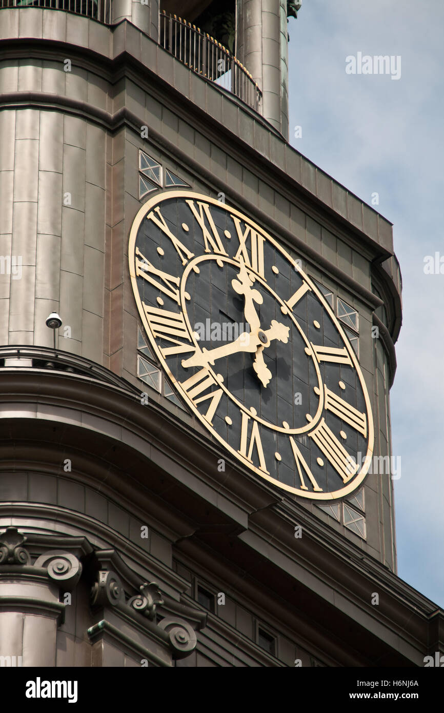 michaelis church hamburg (clock tower Stock Photo - Alamy