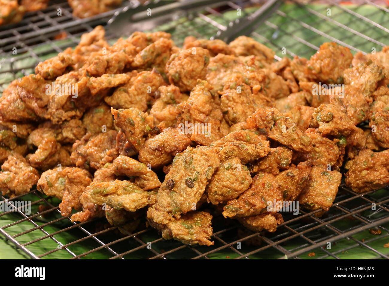 Spicy Fried Fish patty, Fish cake Stock Photo - Alamy