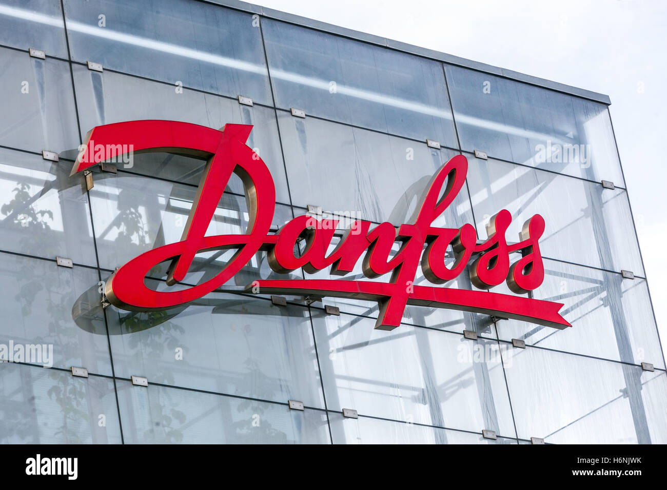 Danfoss, logo, sign, Prague, Czech Republic Stock Photo - Alamy