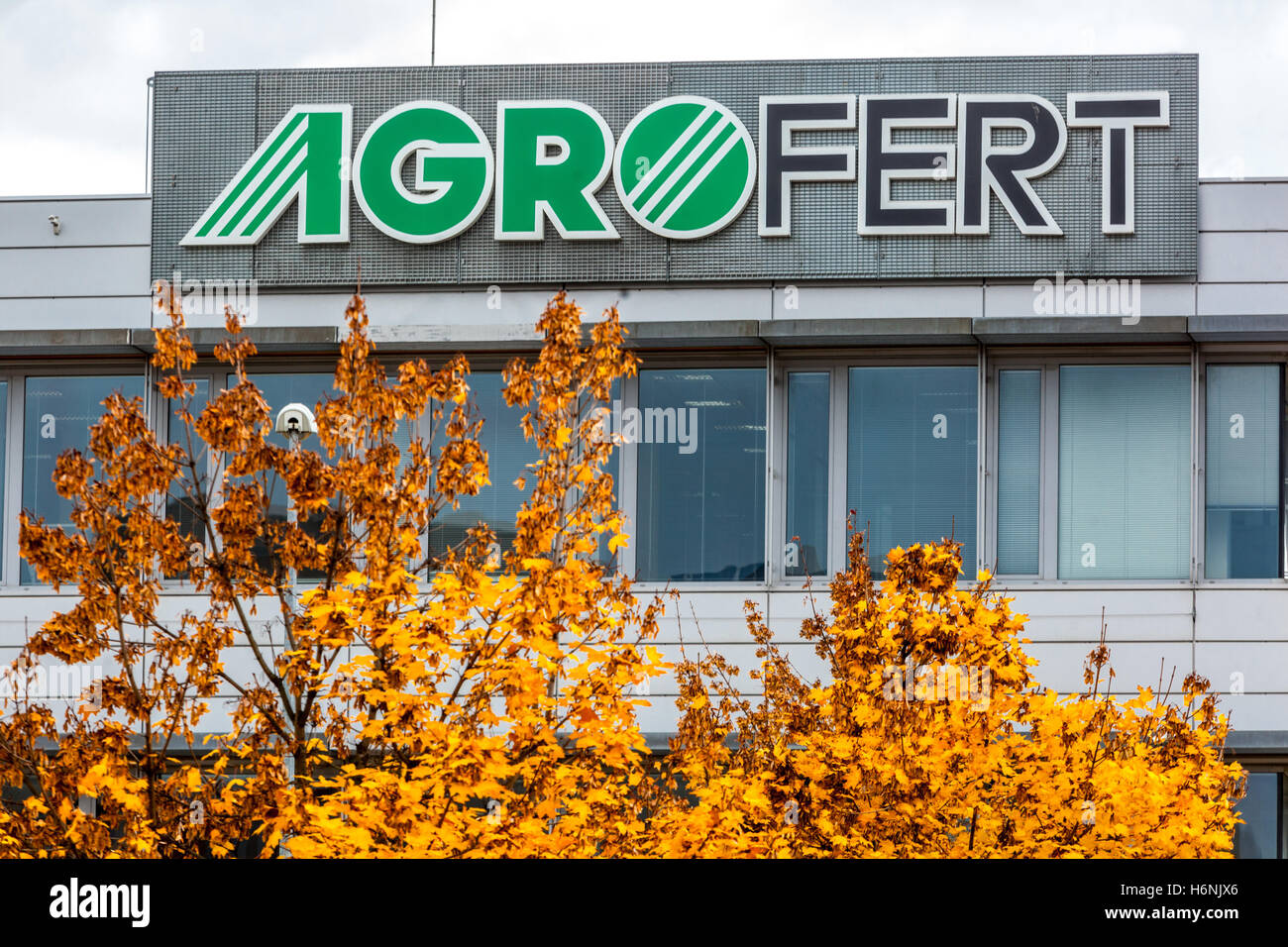 Agrofert, logo, sign, Prague, Czech Republic Stock Photo - Alamy