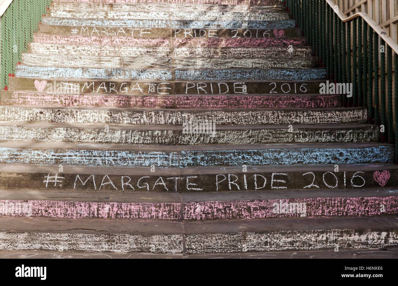 Gay pride stairs hi-res stock photography and images - Alamy