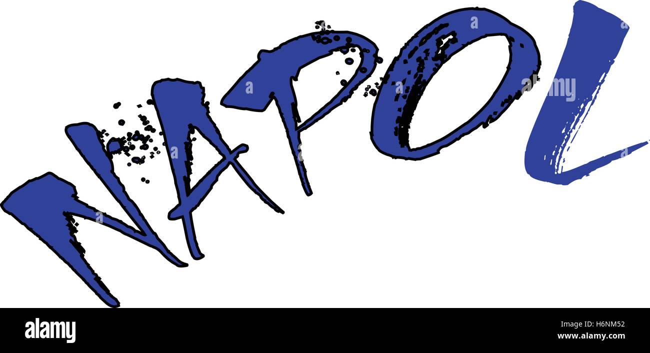 Naples sea Stock Vector Images - Alamy