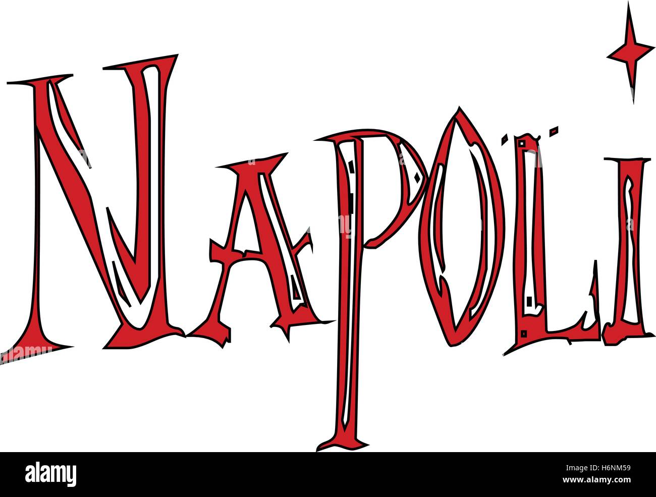 Naples text illustration Stock Vector Image & Art - Alamy
