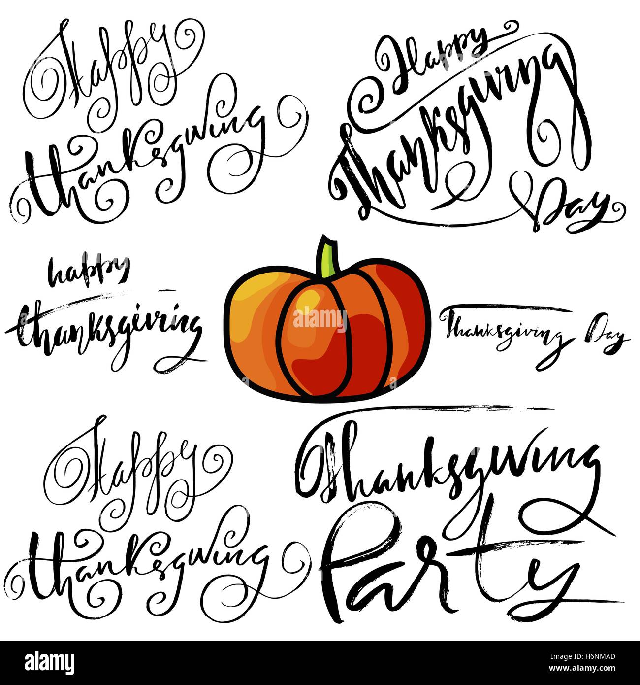 Typographic thanksgiving design vector hi-res stock photography and ...