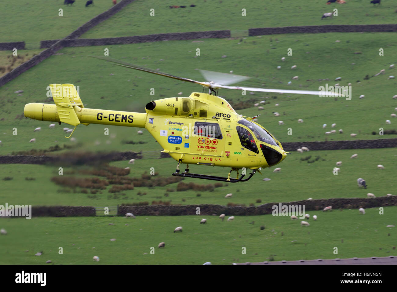 Yorkshire air ambulance hi-res stock photography and images - Alamy