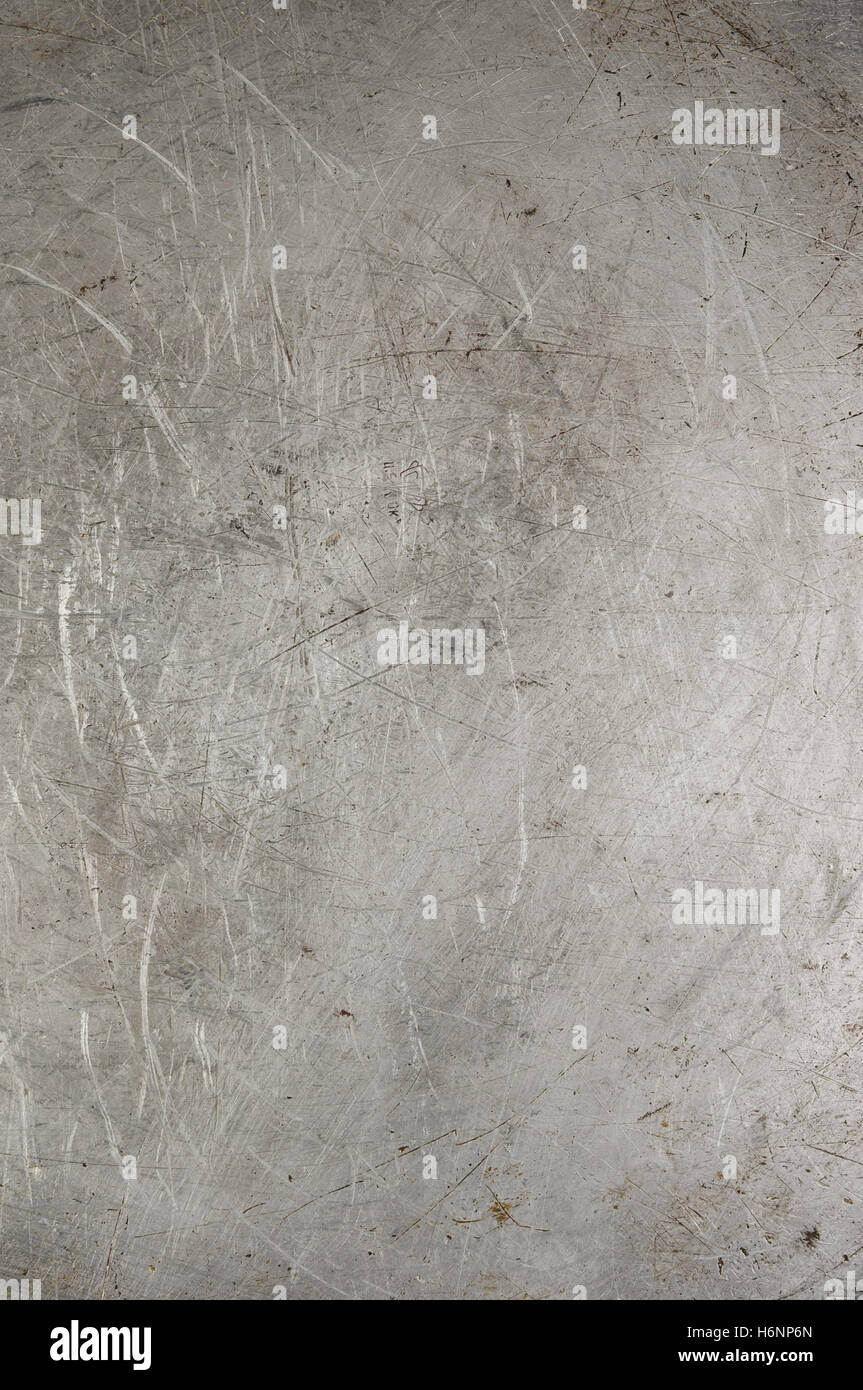 texture of the old aluminum surface with rivets, corrosion, scratches ...
