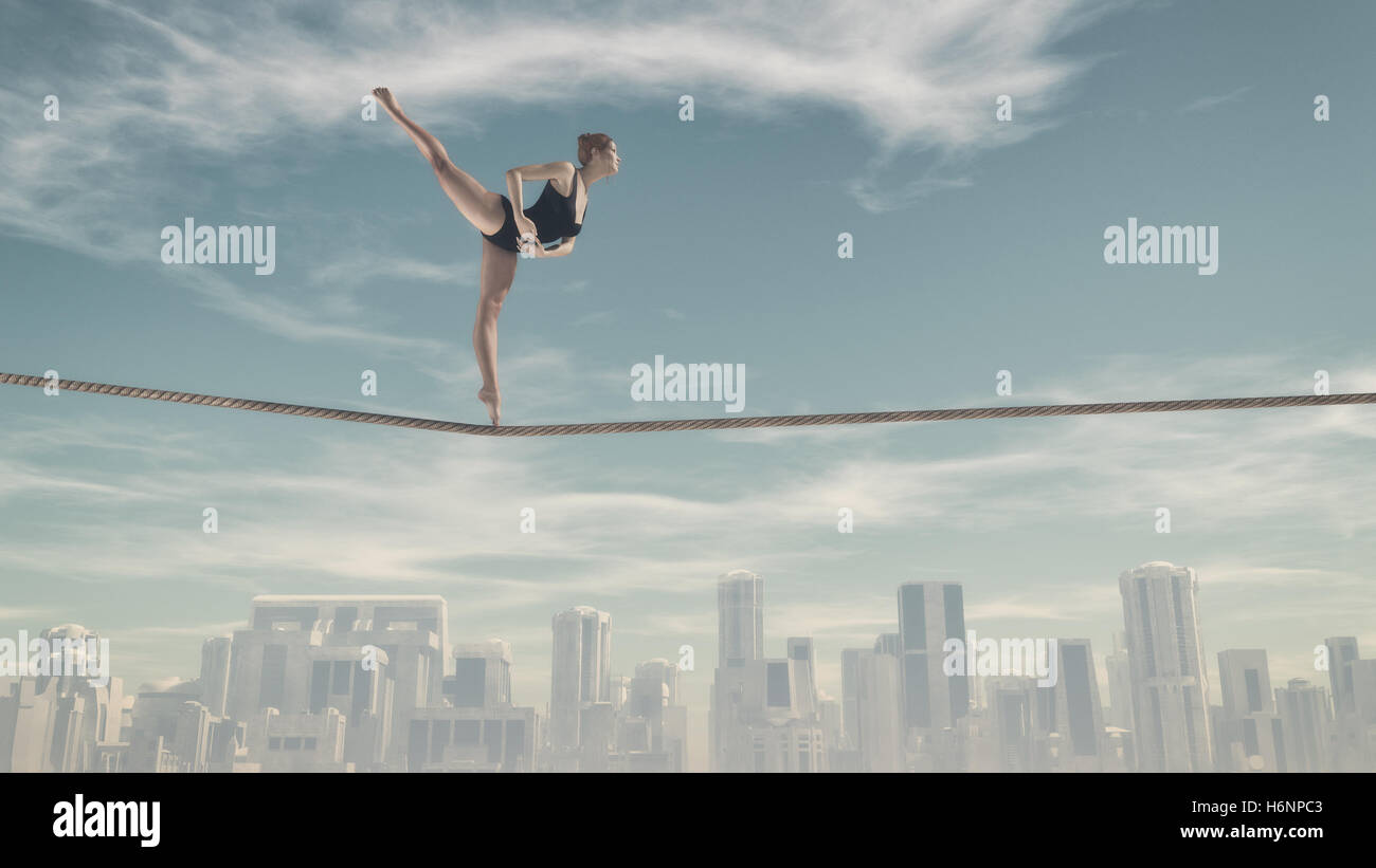 Rope dancer hi-res stock photography and images - Alamy