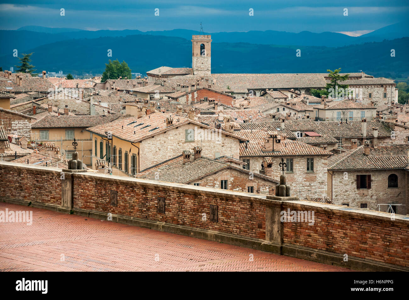 view of Gubbio Stock Photo - Alamy