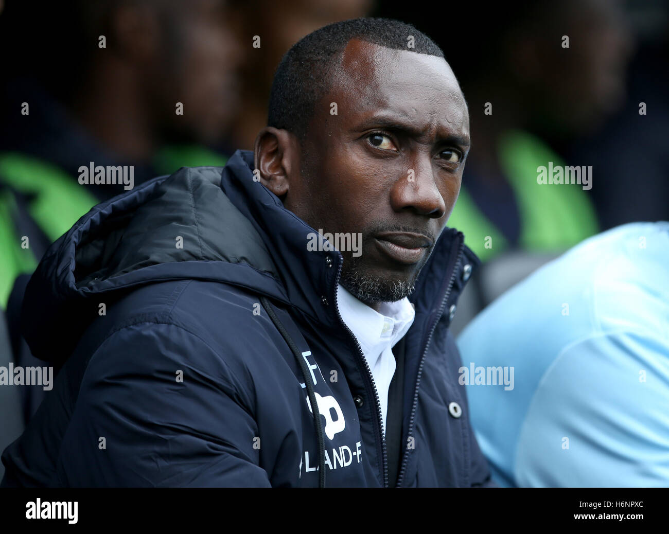 Queens Park Rangers manager Jimmy Floyd Hasselbaink Stock Photo - Alamy