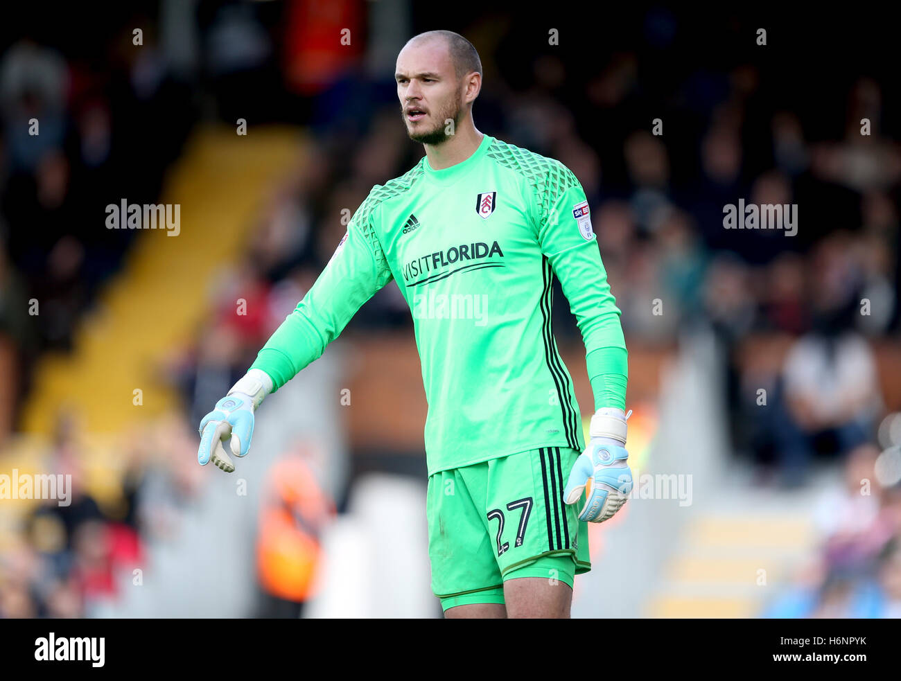 Fulham goalkeeper David Button Stock Photo - Alamy