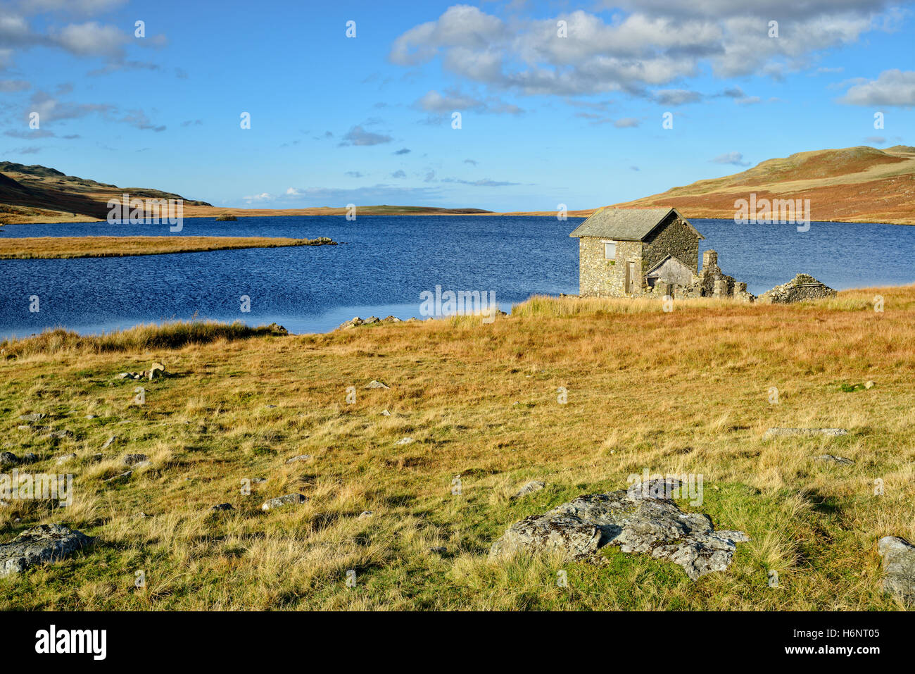 Devoke Water on the Lake District National Park in Cumbria Stock Photo ...