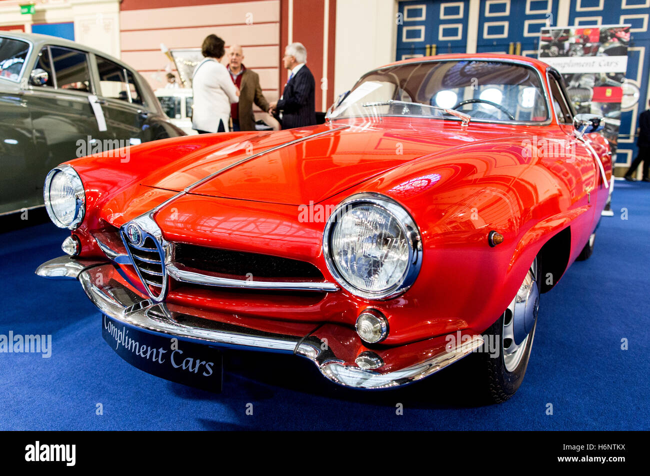 1960 Alfa Romeo Coupe At The Classic Car Show Alexander Palace London ...