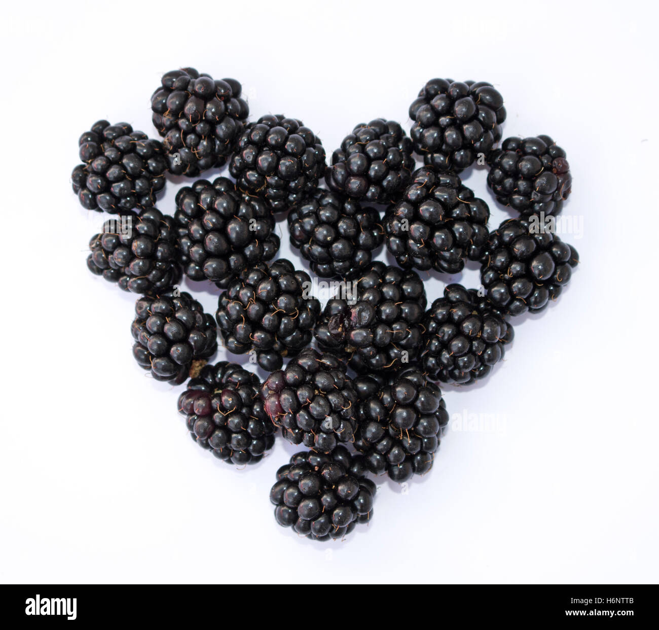 Cluster Group of Blackberries Stock Photo - Alamy