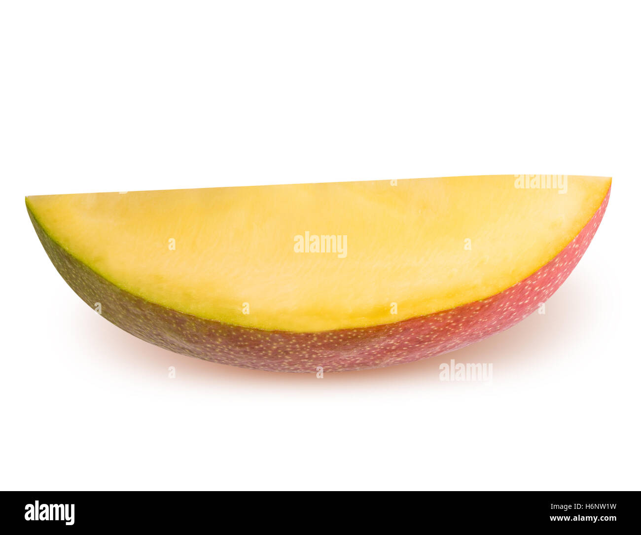 Sliced mango isolated on white background with clipping path Stock ...