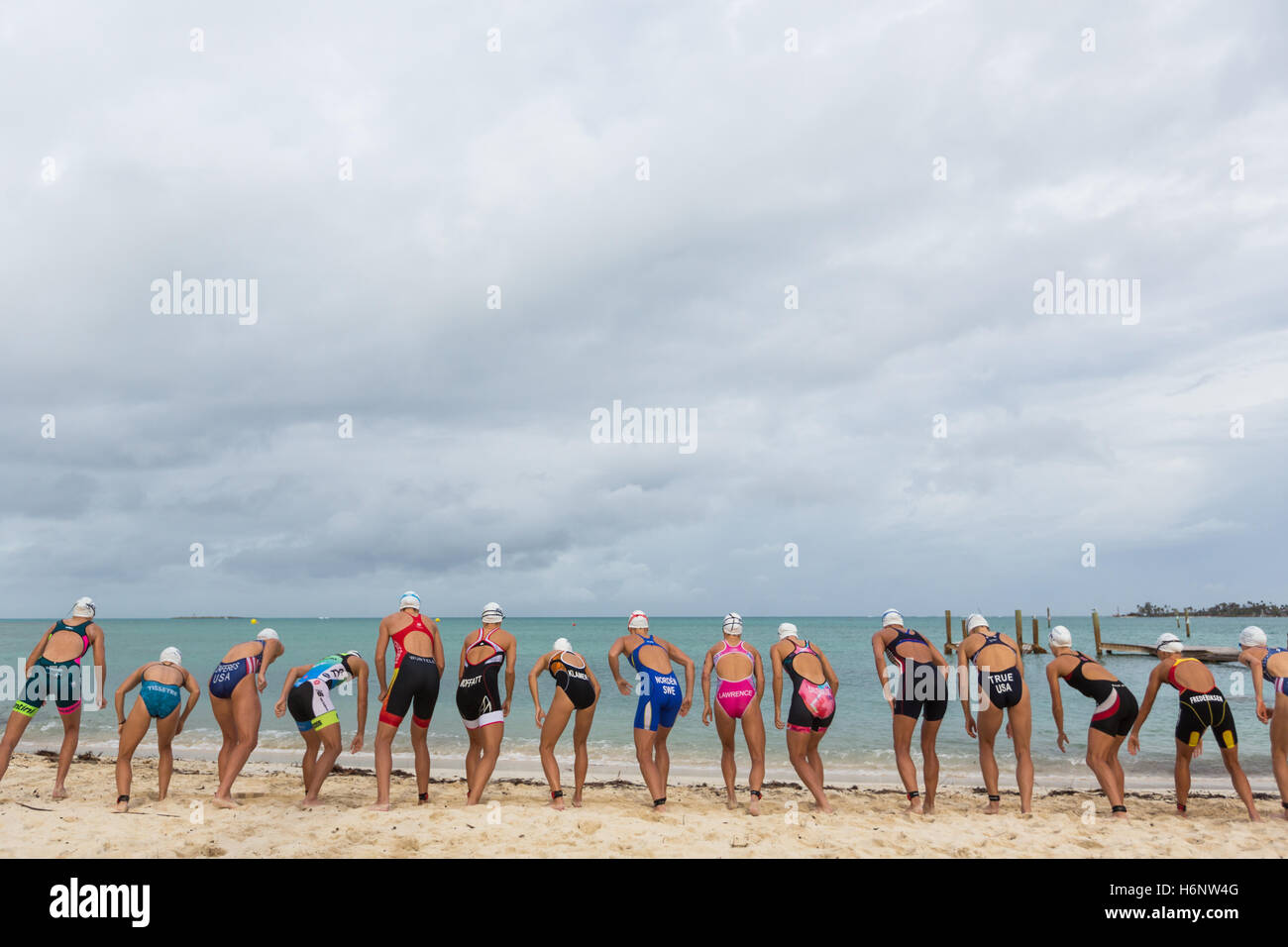 Twenty of the best female triathletes hi-res stock photography and ...
