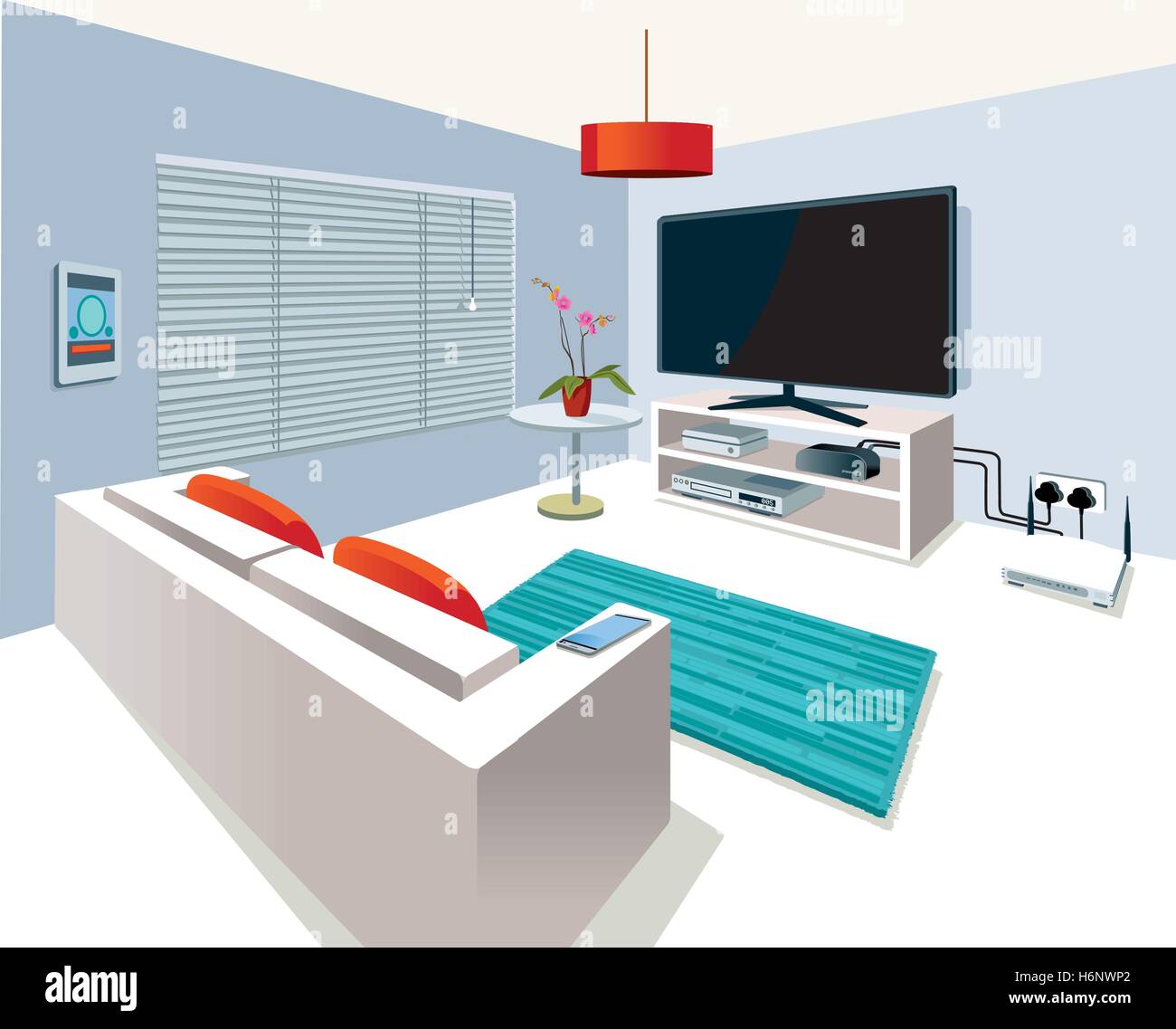 Room technology Stock Vector Images - Alamy