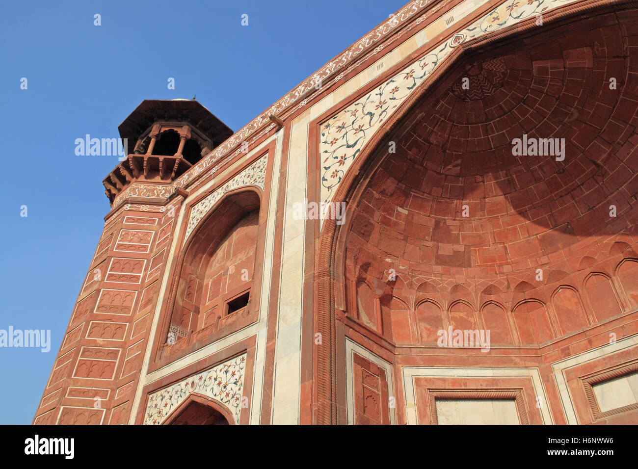 Taj Mahal Entrance Gate, Agra, Uttar Pradesh, India, Indian ...