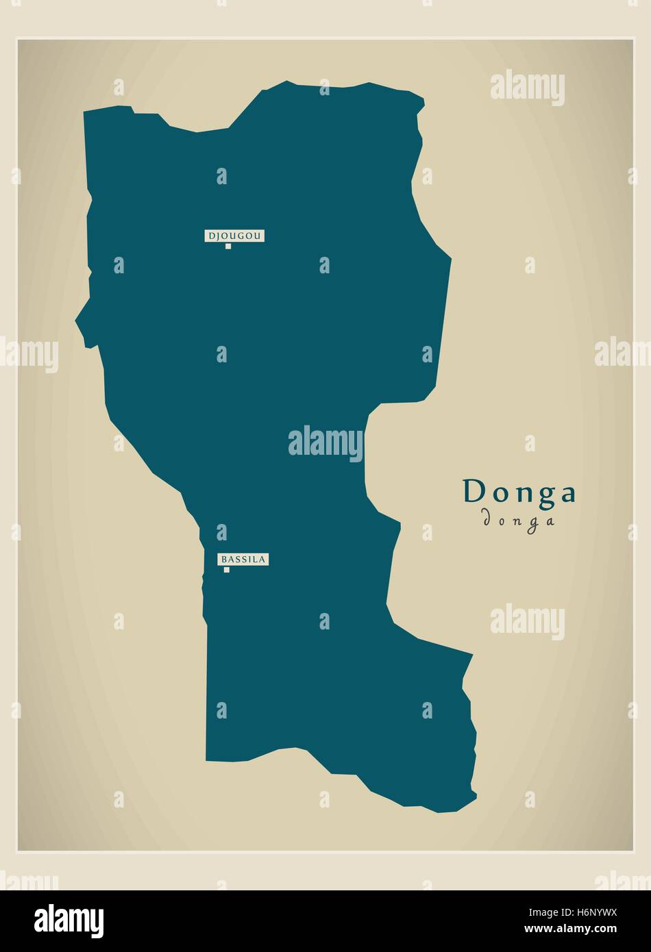 Donga vector map hi-res stock photography and images - Alamy