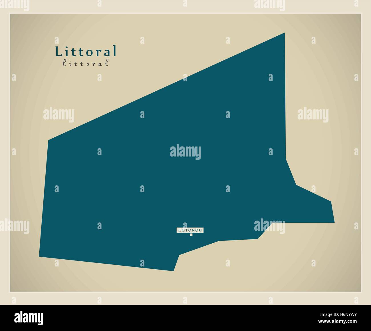 Littoral map hi-res stock photography and images - Alamy