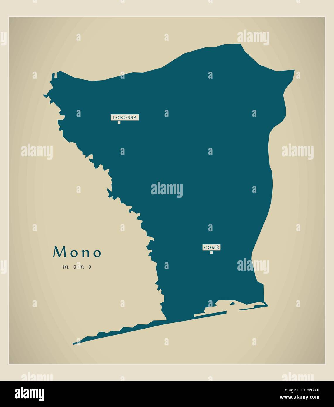 Mono county map hi-res stock photography and images - Alamy