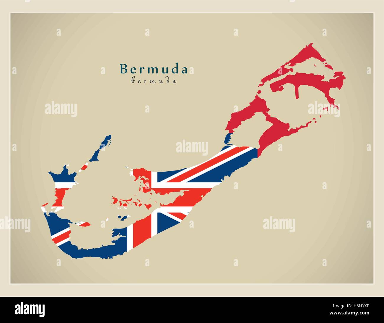 Bermuda map hi-res stock photography and images - Alamy